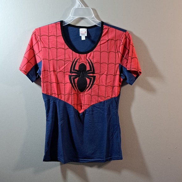 Marvel | Costumes | Marvel Red And Blue Superhero Costume Top | Poshmark